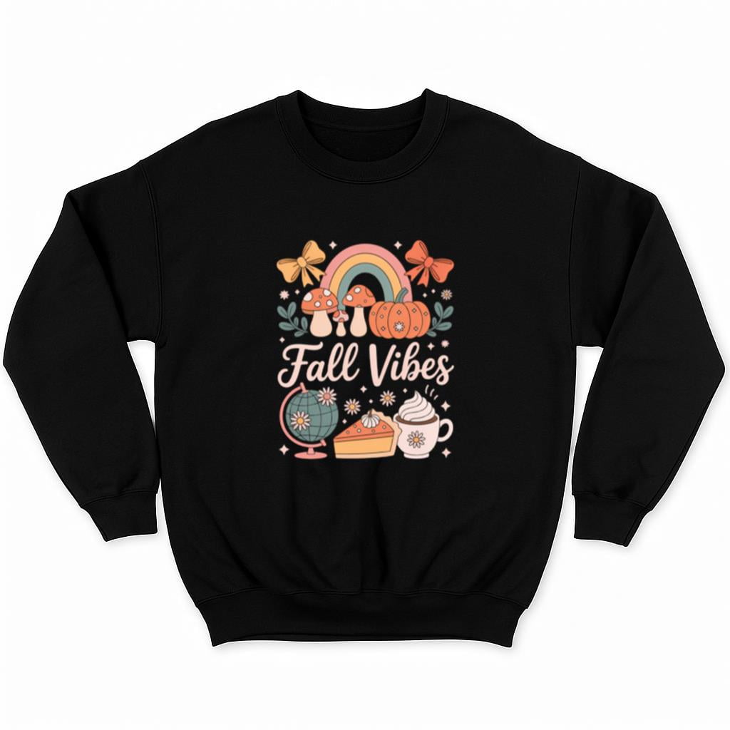 Coffee Fall Autumn Coquette Pumpkin Thanksgiving Cozy Art Graphic ...