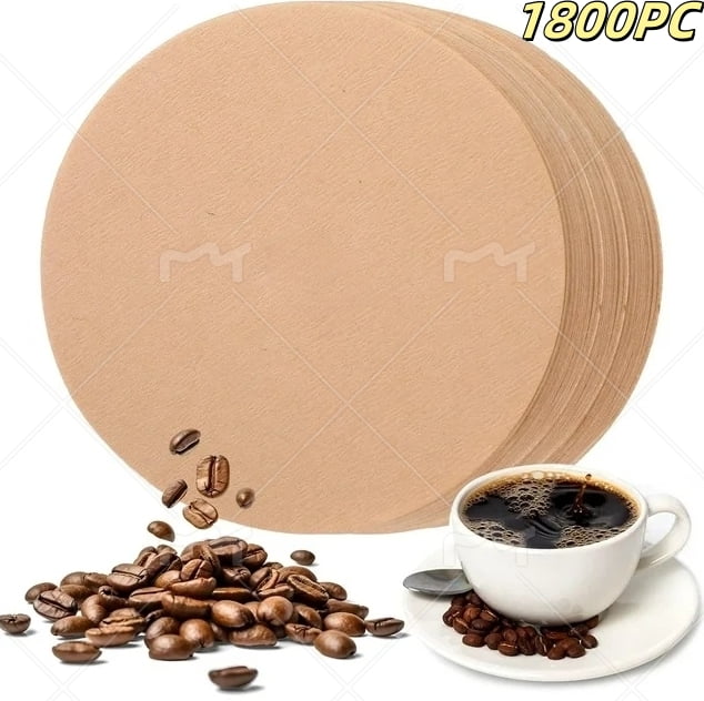 Coffee Filter Paper, Disposable Paper Filter Round, Basket Coffee ...