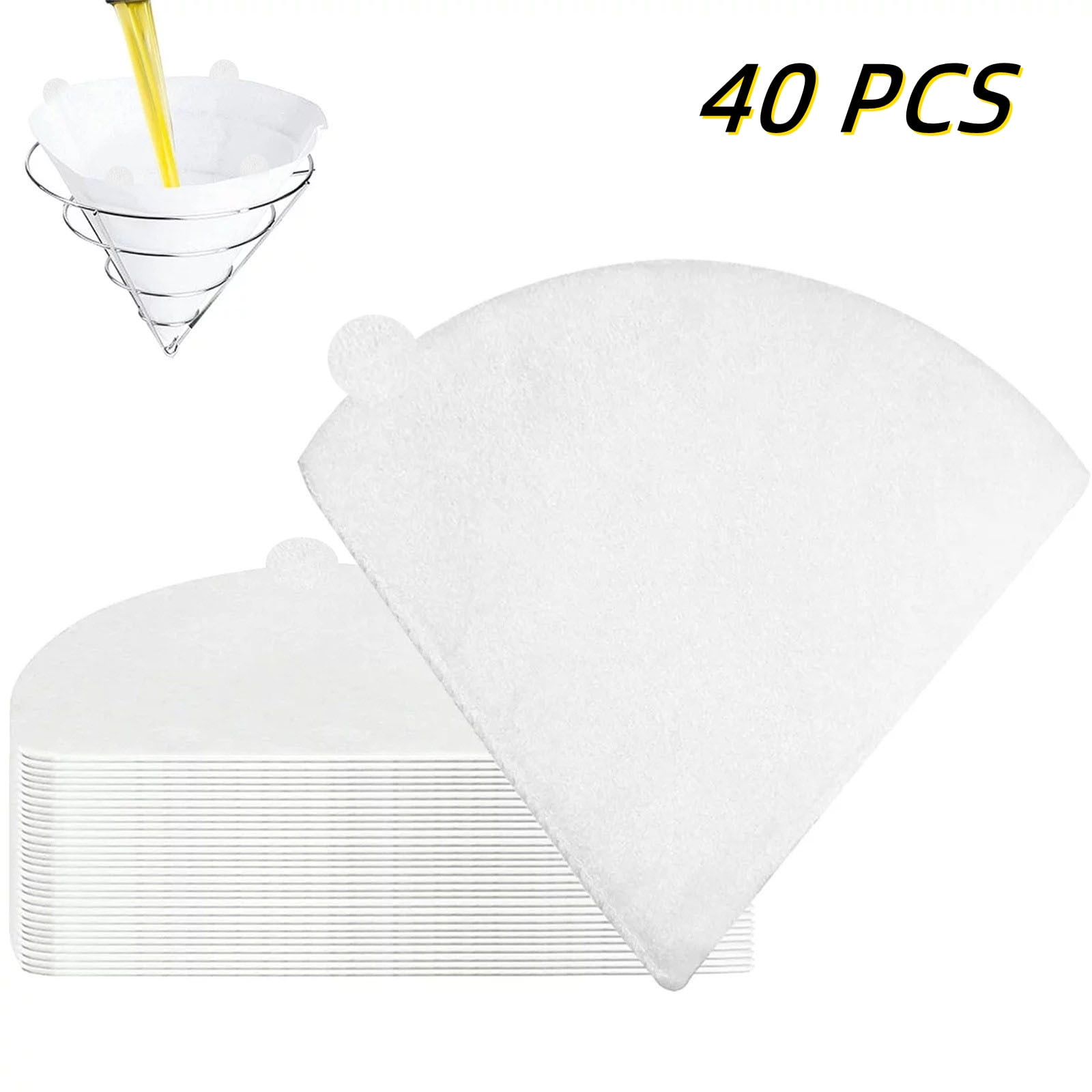 Coffee Filters,1-4Cups Disposable Coffee Filter Paper Cone, Compatible ...