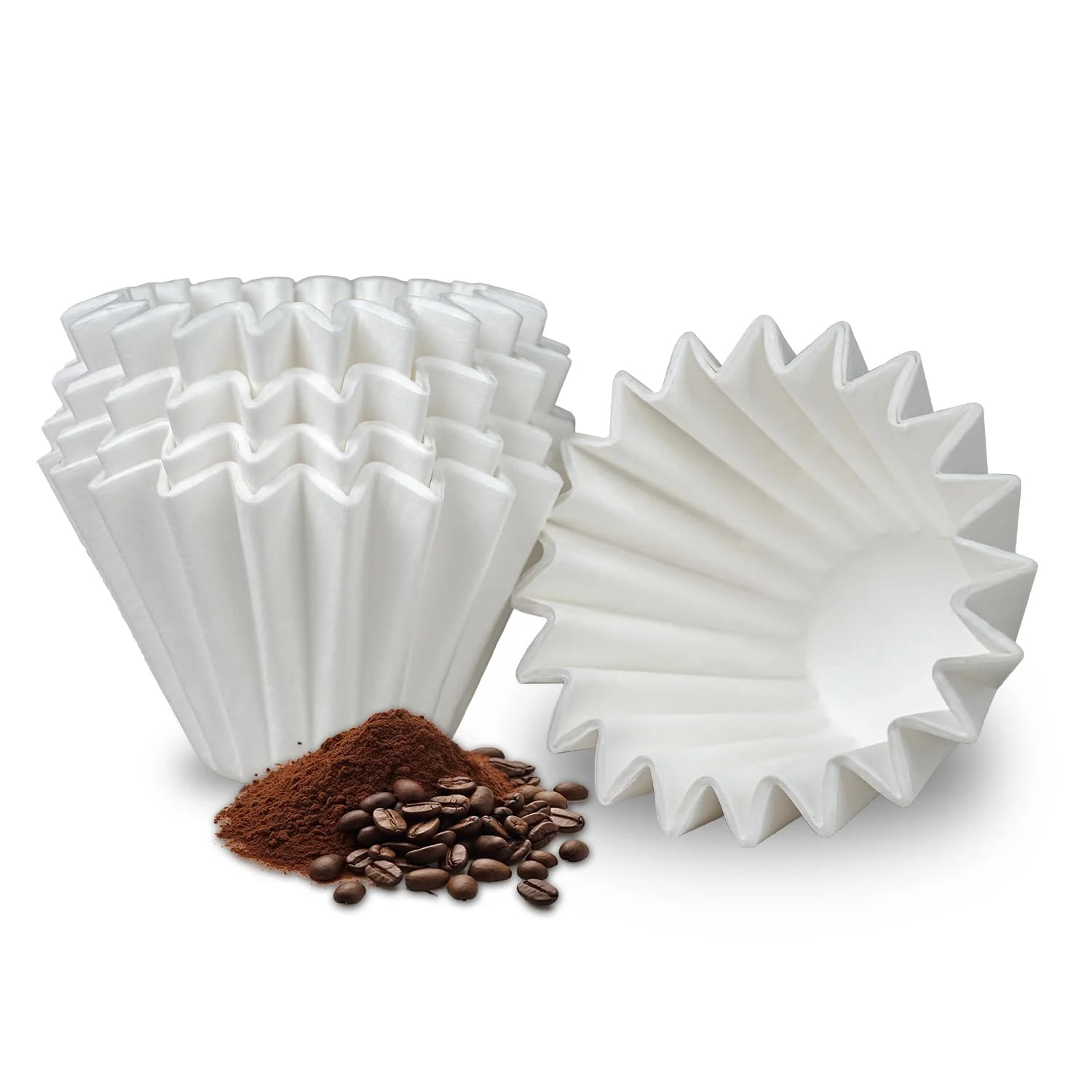 Coffee Filters,Unbleached Basket Coffee Filter Paper for Miniature Mr ...