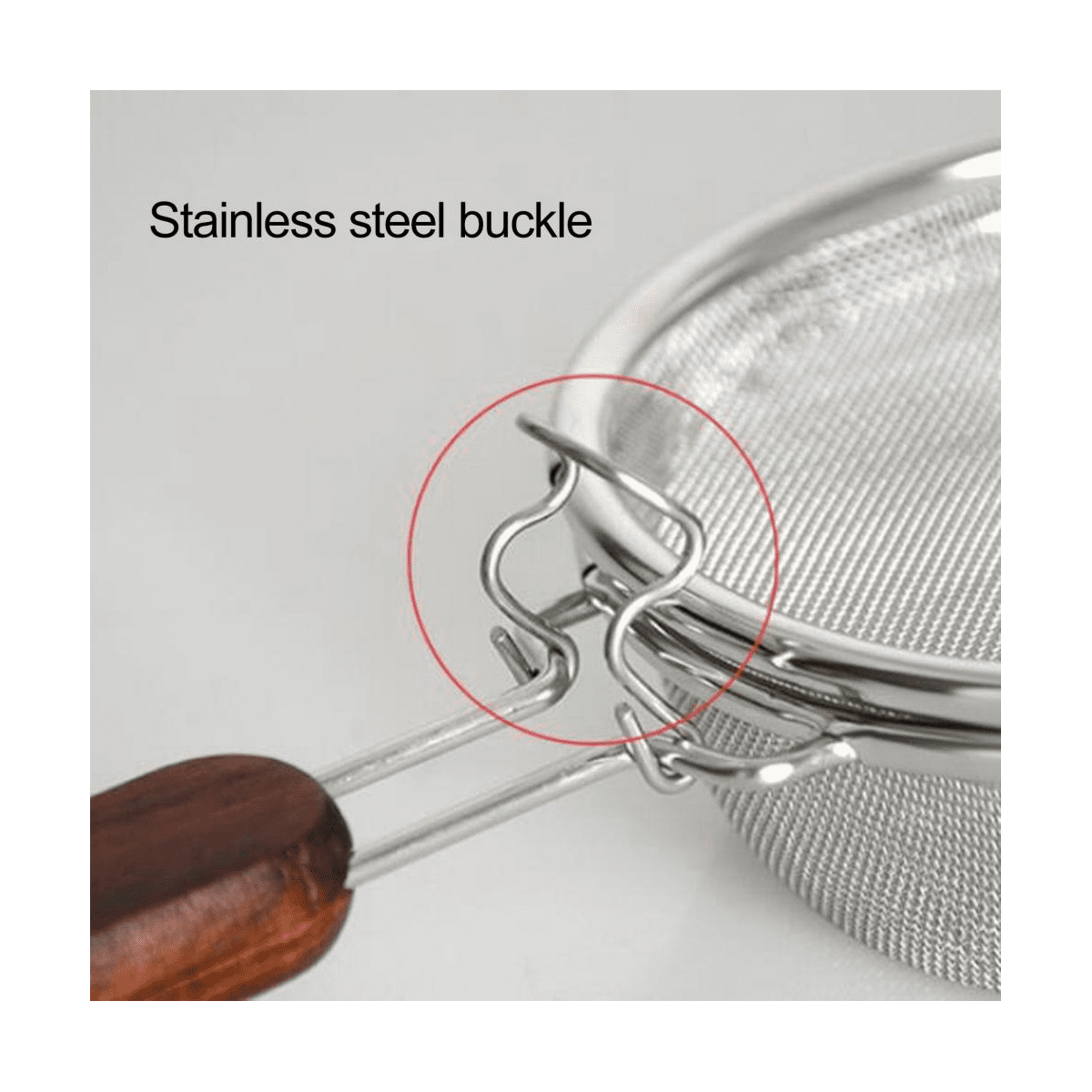 Coffee Filters Wooden Handle Stainless Steel Coffee Roaster Net Fried ...