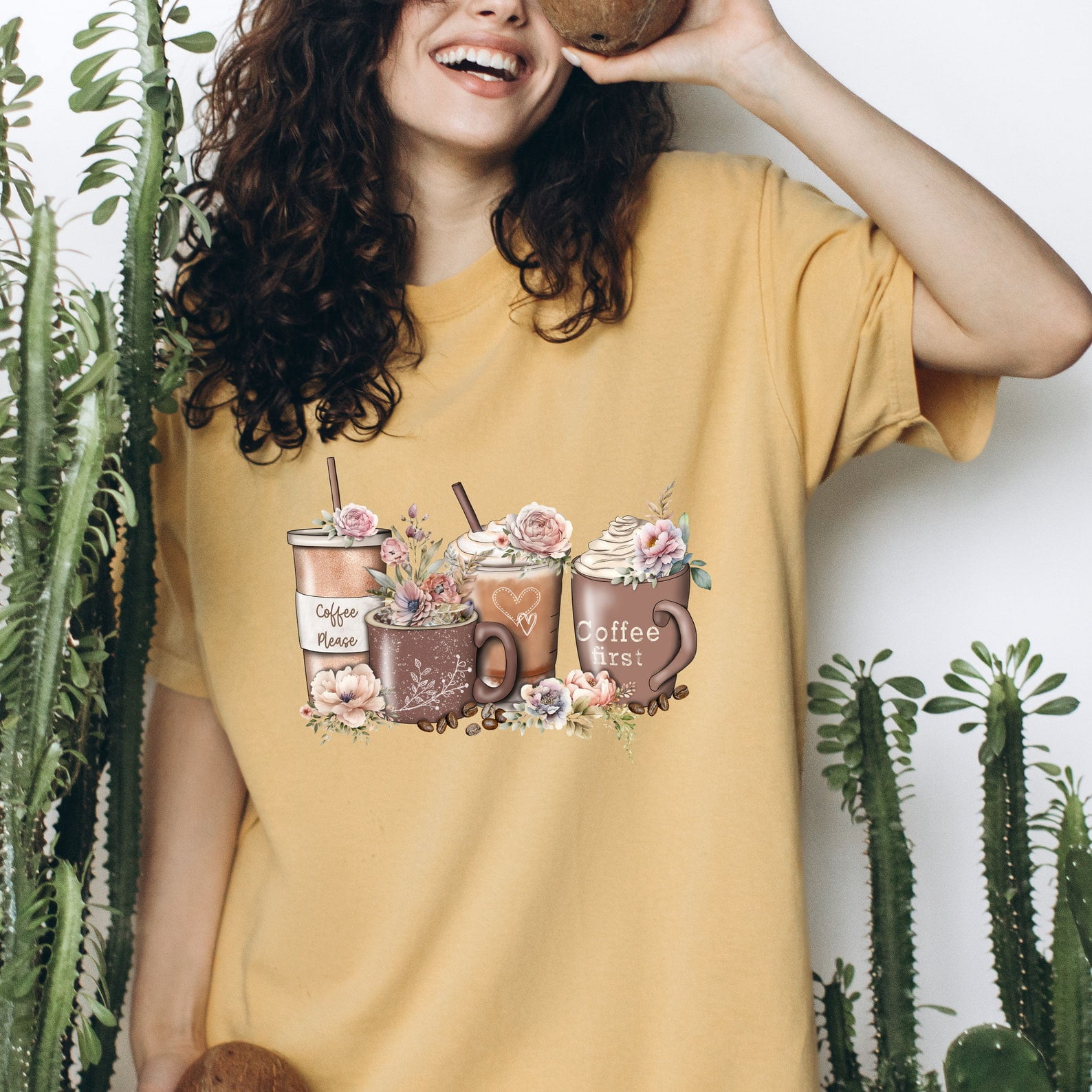 Coffee First Shirt, Coffee Please T-Shirt, Coffee Lover Shirt, Latte ...