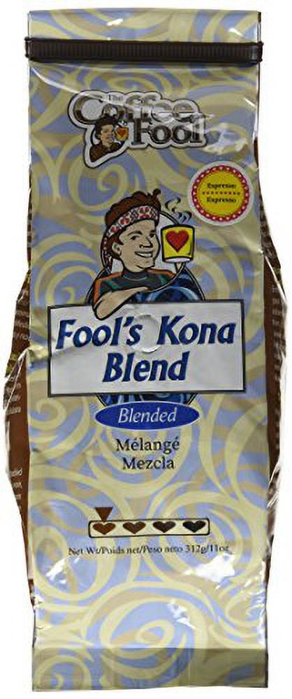 Coffee Fool's Kona Blend (Espresso) - Walmart.com