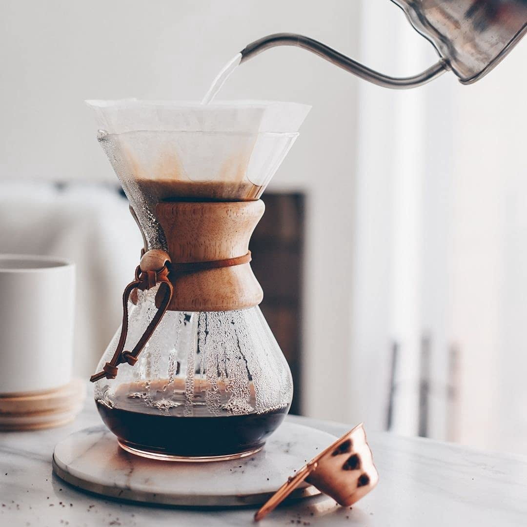 Coffee Glass Pour Over Coffee Maker - 4 Cup - Coffee dripper set maker ...