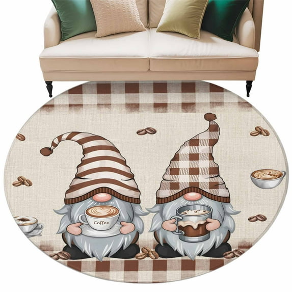 Coffee Gnomes Large Area Rugs for Bedroom Living Room, Soft Non Slip ...