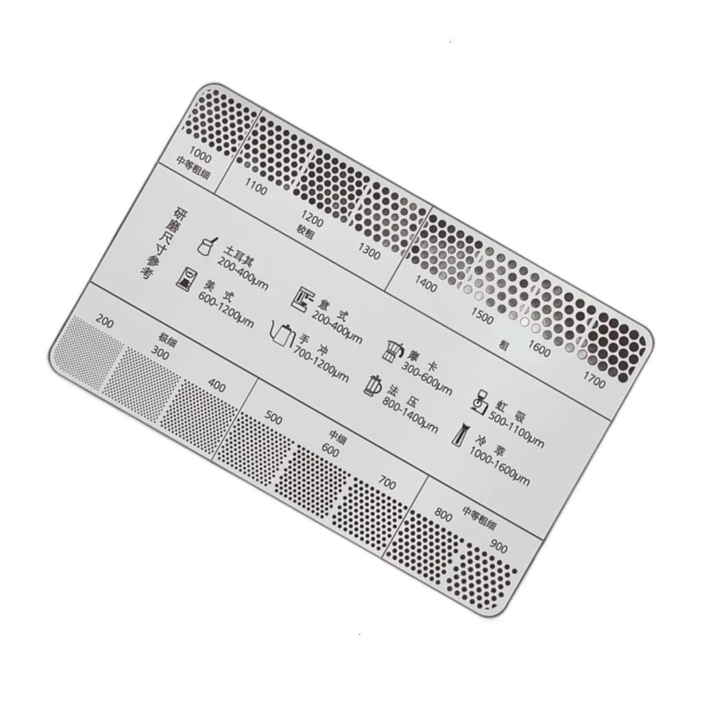 Coffee Grind Reference Card Coffee Grind Size Ruler Grind Size ...