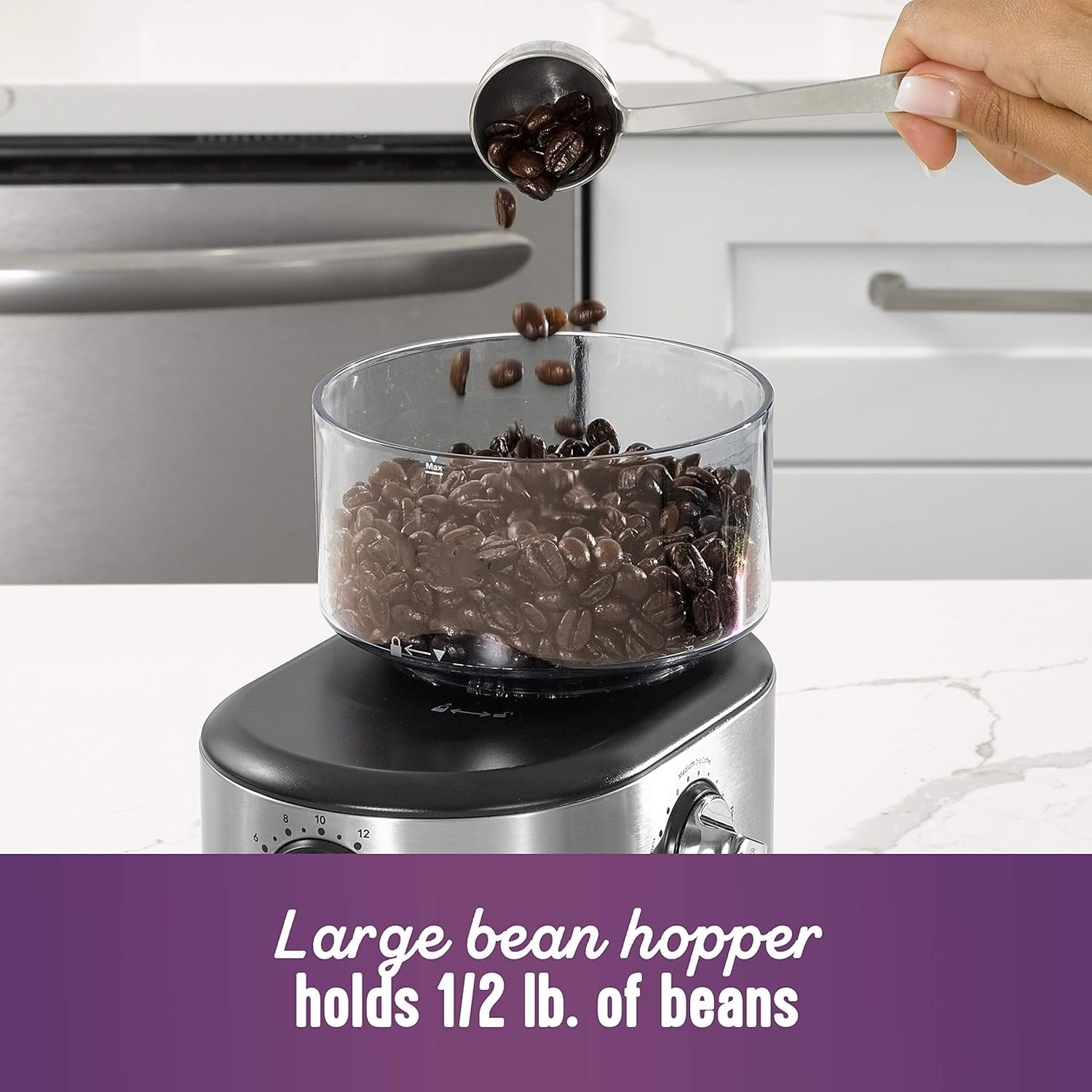 Coffee Grinder Automatic Grinder with 18 Presets for French Press Drip ...