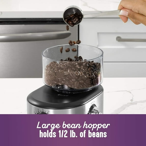 Coffee Grinder Automatic Grinder with 18 Presets for French Press Drip ...