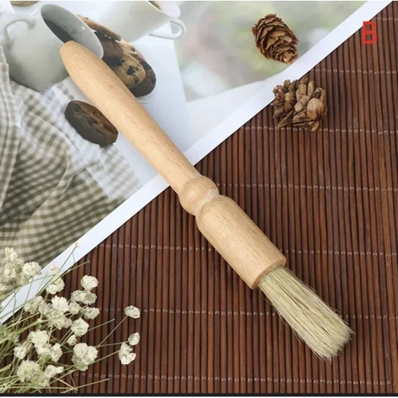 Coffee Grinder Cleaning Brush Machine Cleaner Tool Beans Wooden Handle ...