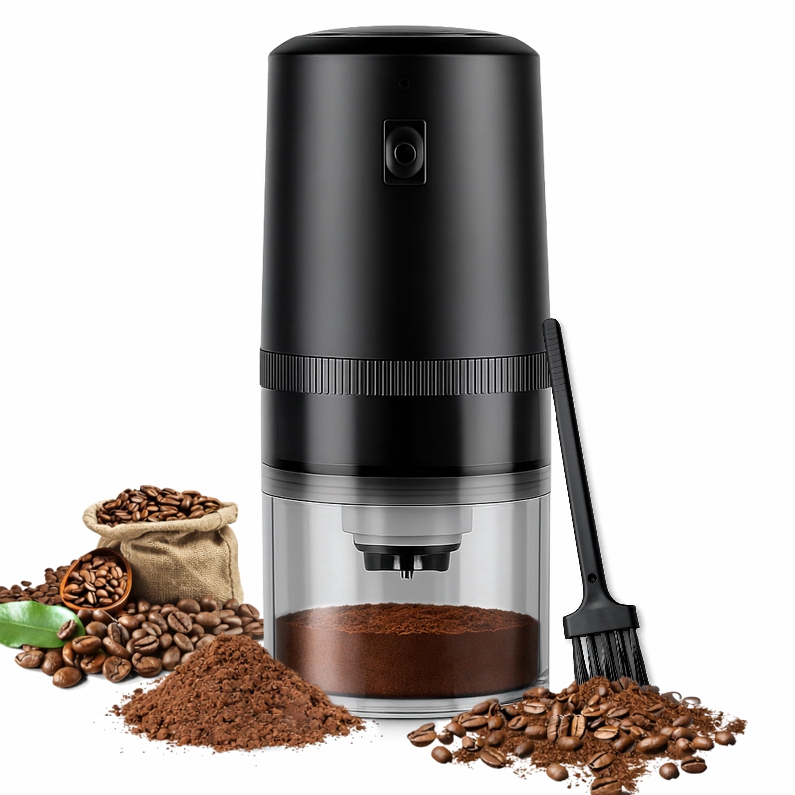 Coffee Grinder Electric, Coffee Bean and Spice Grinder, Portable ...