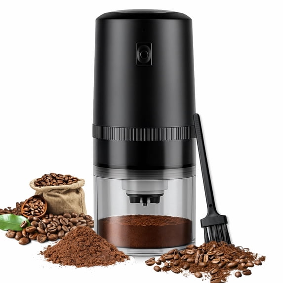 Coffee Grinder Electric, Coffee Bean and Spice Grinder, Portable ...