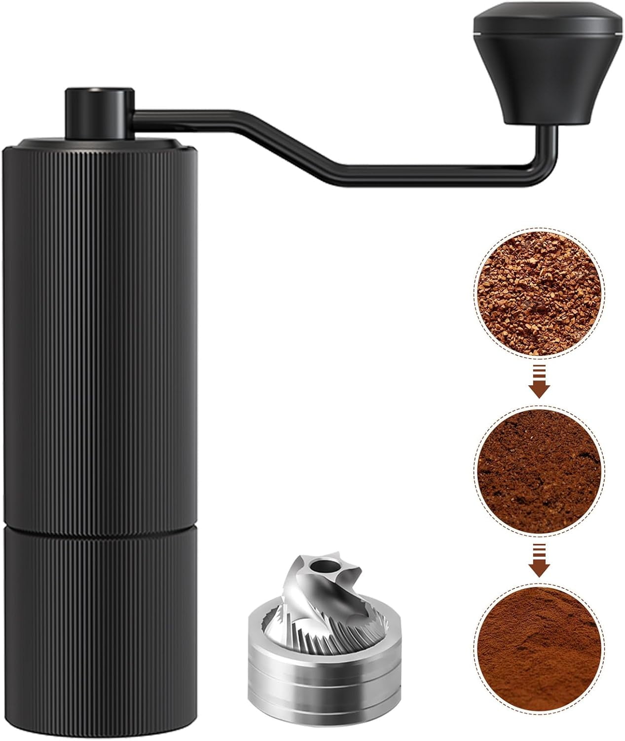 Coffee Grinder, Manual Coffee Grinders, Hand Coffee Bean Grinder Small ...