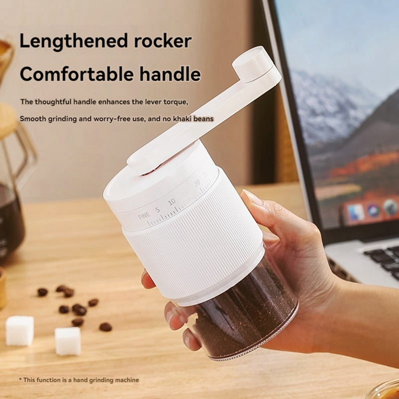 Coffee Grinder Small Coffee Grinder Hand-Cranked Coffee Machine with 30 ...