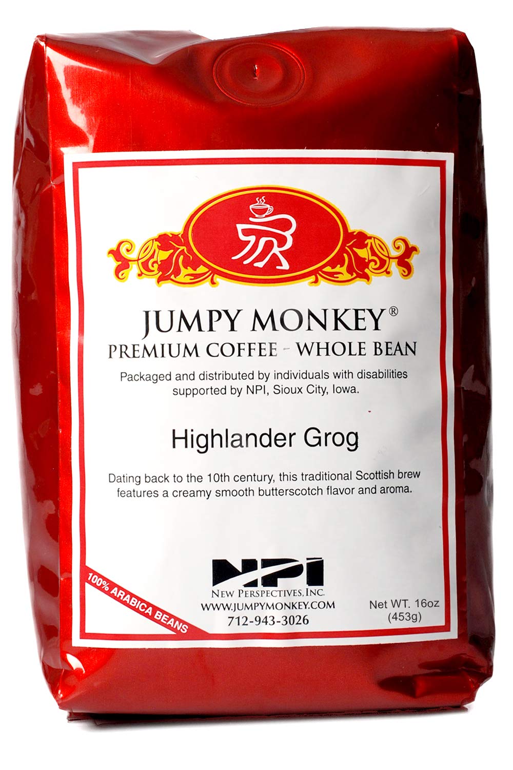 Coffee Grog Butterscotch Blend - Medium Roast, Flavored Coffee, 100% ...