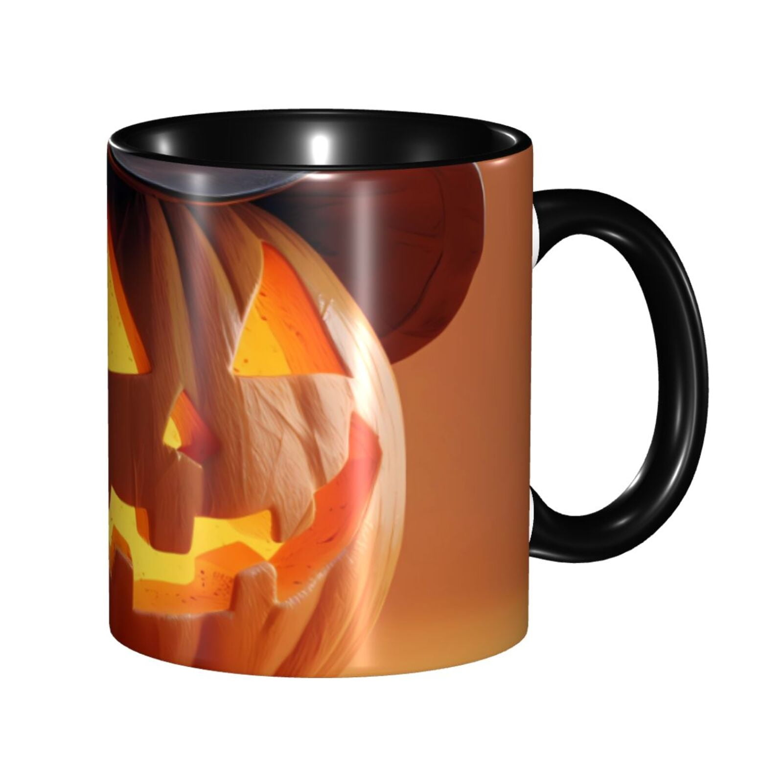 Coffee Halloween Cups with Handle Halloween Witch Hat Pumpkin Cute ...