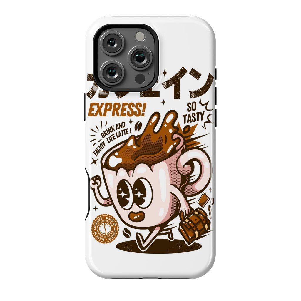 Coffee Humor Funny Caffeine Expresso Phone Case for iPhone 12 to 17 Art ...
