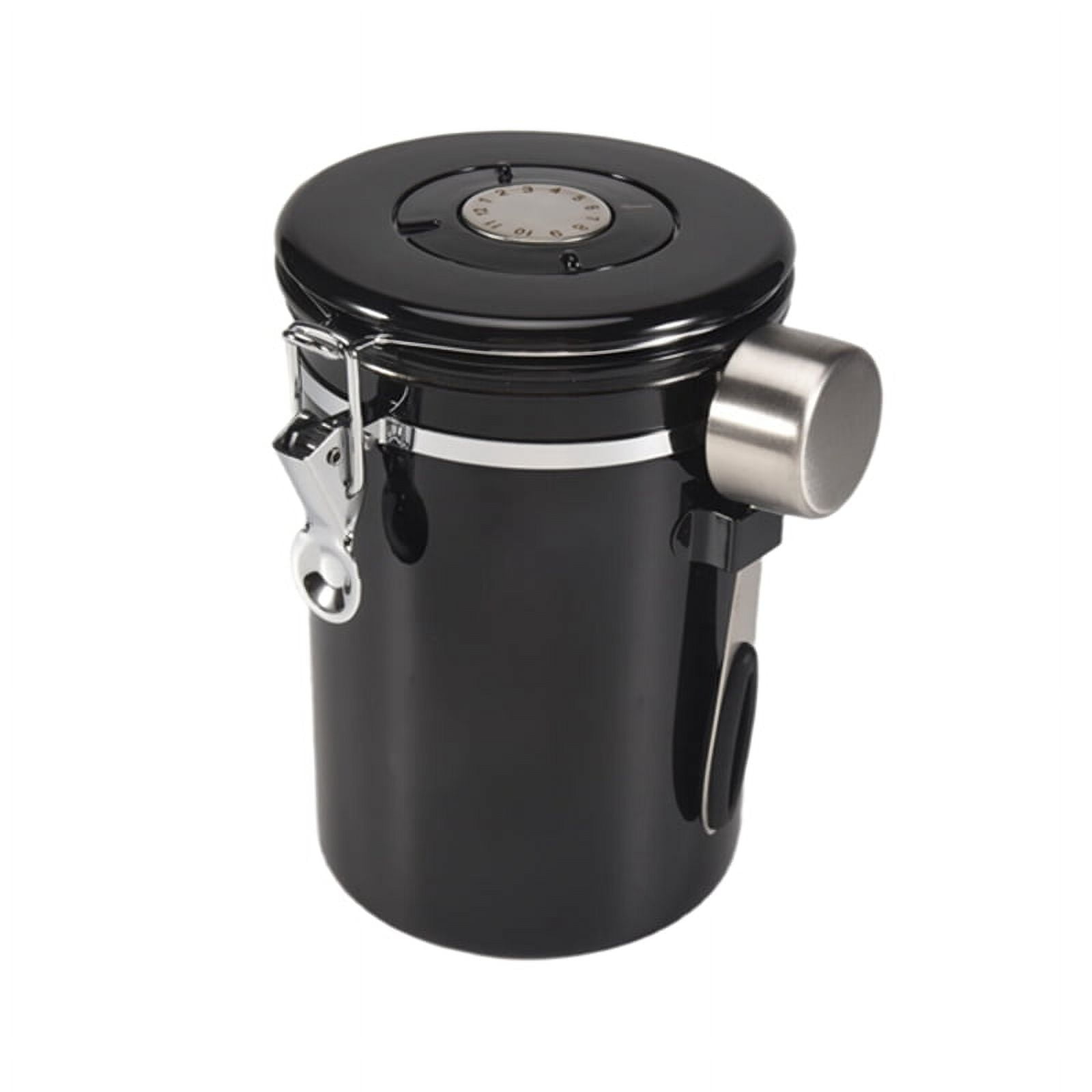 Coffee Jar Airtight 500G Beans,1.8L Beans Container,Vacuum Coffee Box ...