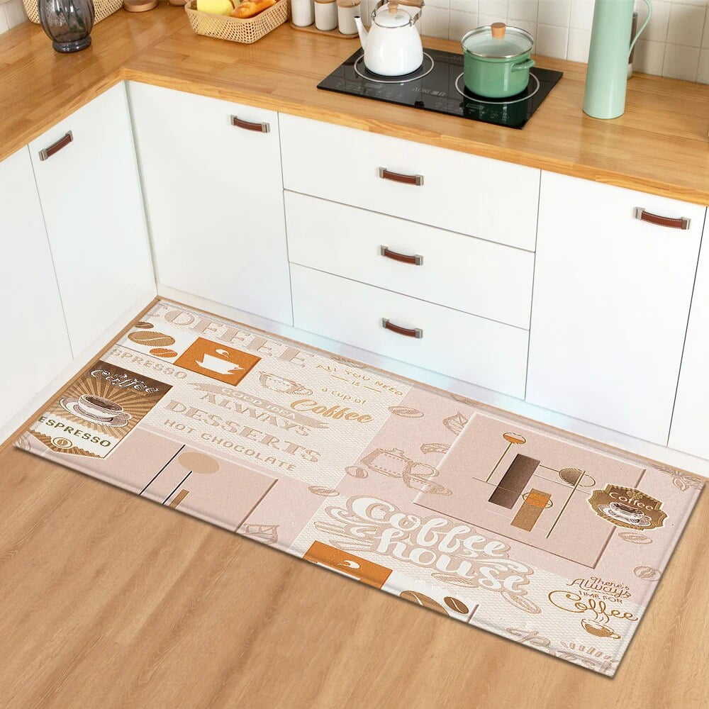 Coffee Kitch Mat Home Entrance Doormat Living Room Bedroom Balcony ...