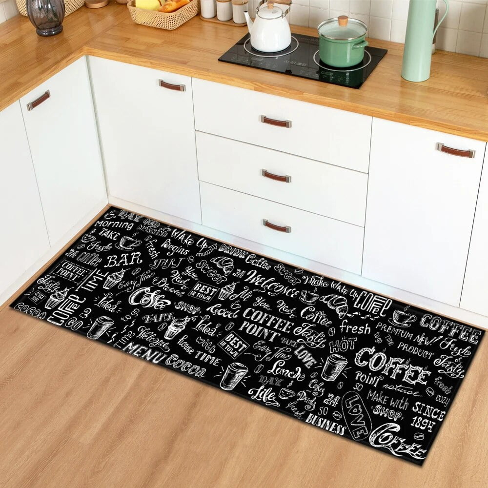 Coffee Kitch Mat Home Entrance Doormat Living Room Bedroom Balcony ...