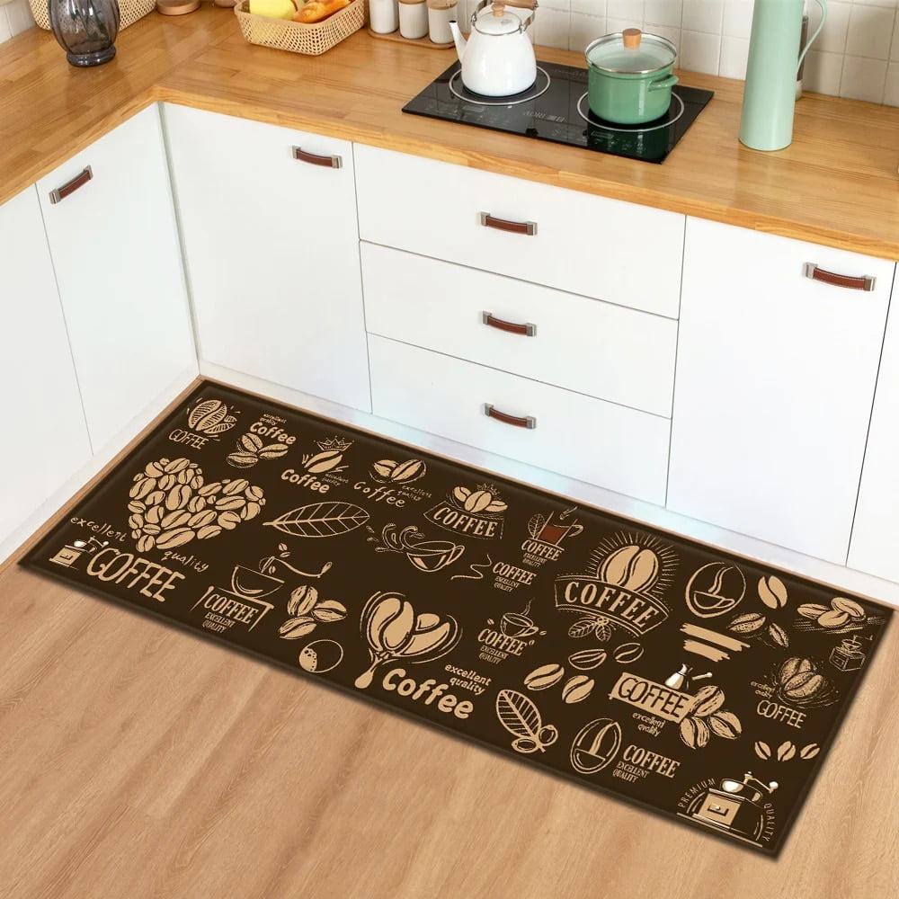 Coffee Kitchen Mat Home Entrance Doormat Living Room Bedroom Balcony ...