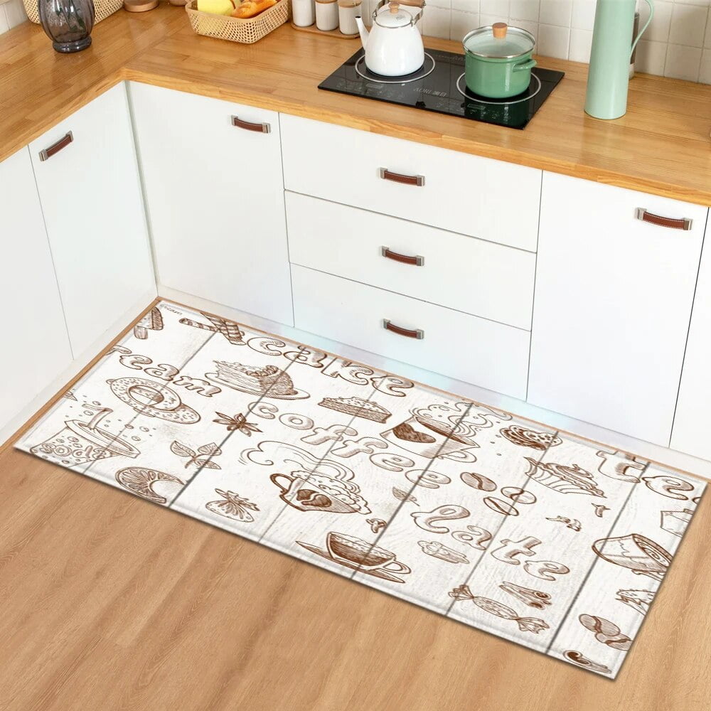 Coffee Kitchen Mat Home Entrance Doormat Living Room Bedroom Balcony ...