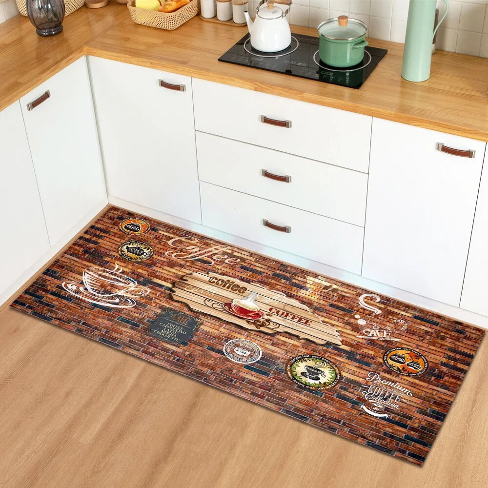 Coffee Kitchen Mat Home Entrance Doormat Living Room Bedroom Balcony ...