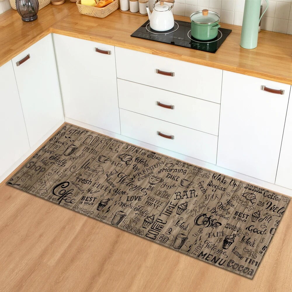 Coffee Kitchen Mat Home Entrance Doormat Living Room Bedroom Balcony ...