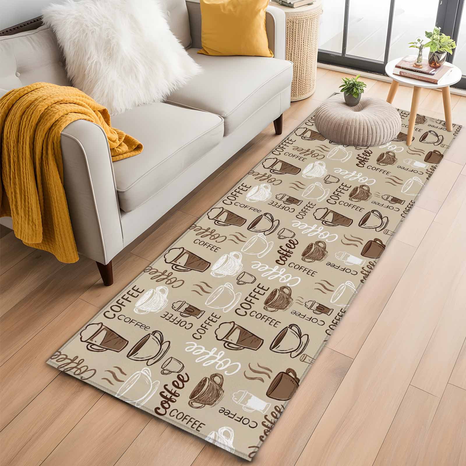 Coffee Kitchen Runner Rug 2x6 Washable Runners for Hallway Non Slip ...