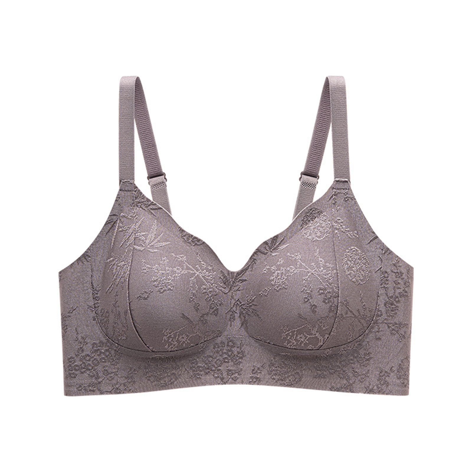 Coffee Ladies Button Bras for Juniors Backless Spandex Push Up Seamless ...