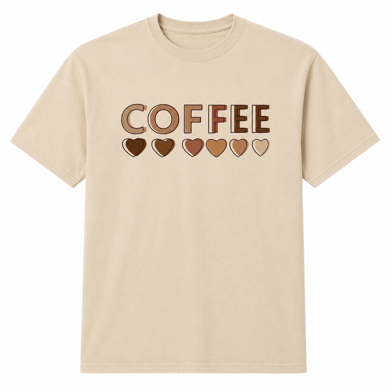 Coffee Lover Graphic T-Shirt Women Crew Neck Short Sleeve Tee Made in ...
