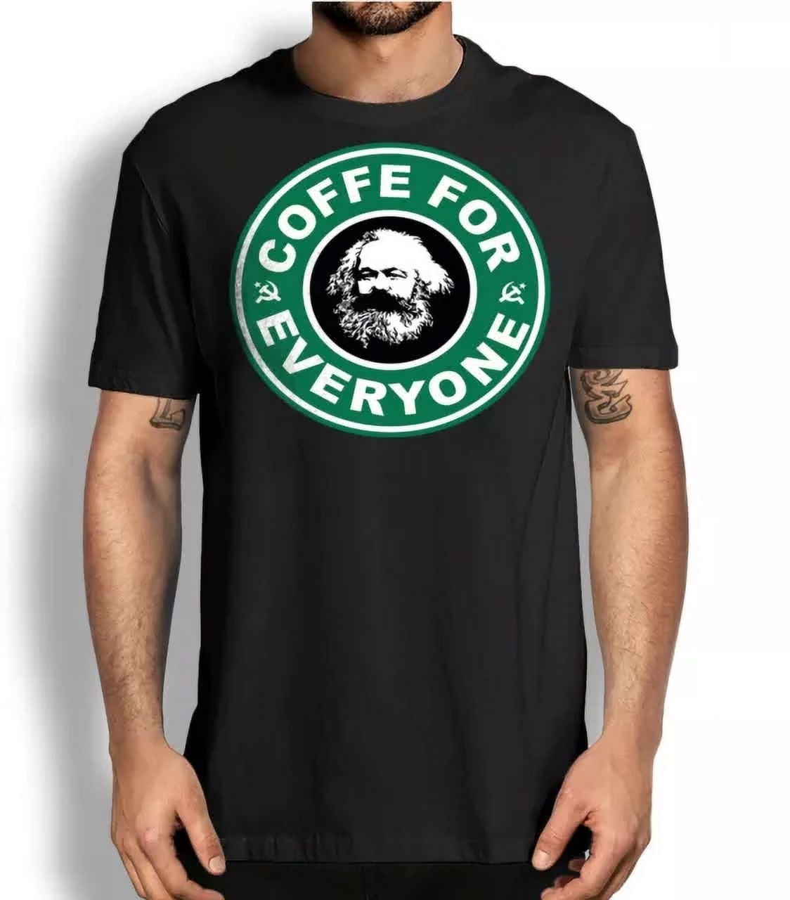 Coffee Lover Karl Marx Socialist Coffee Shirt Coffee For Everyone ...