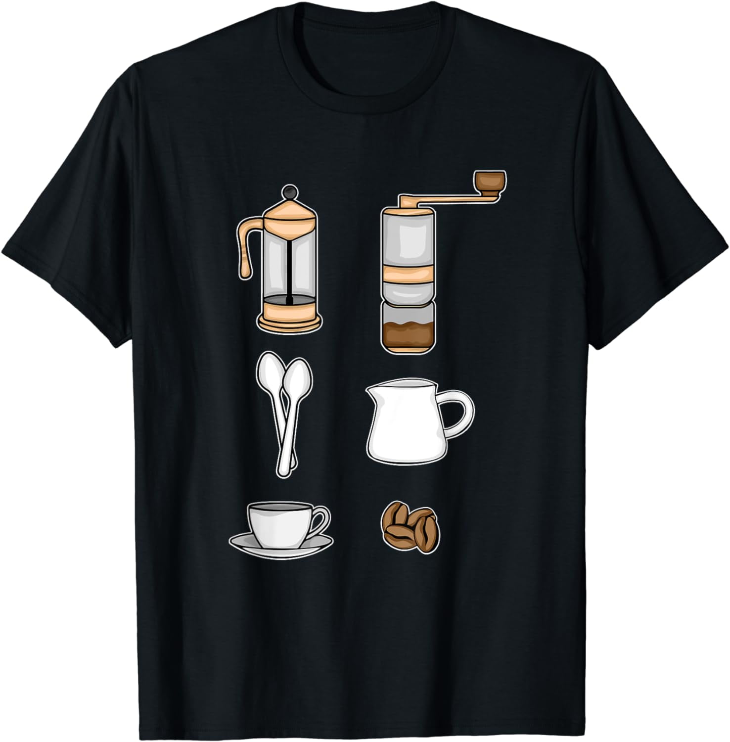 Coffee Lover Souvenir Morning Coffee Drinker Barista T-Shirt - Walmart.com