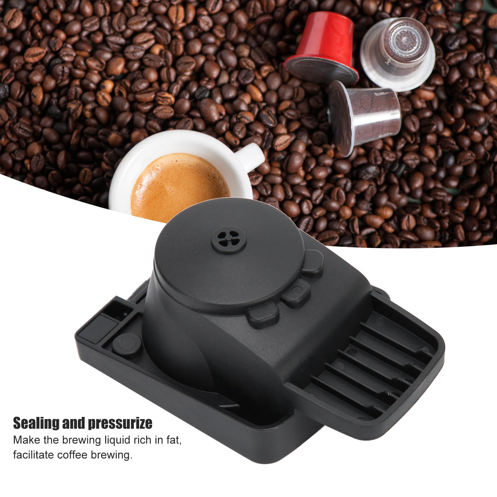 Coffee Machine Capsule Adapter, Eco,Friendly PP, Easy To Use, Prevents ...