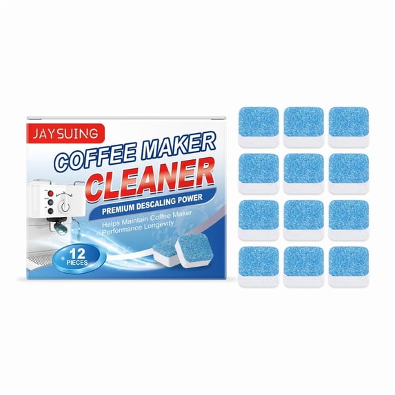 Coffee Machine Cleaner Descaler Tablets 12Pcs Coffee Maker Cleaner ...