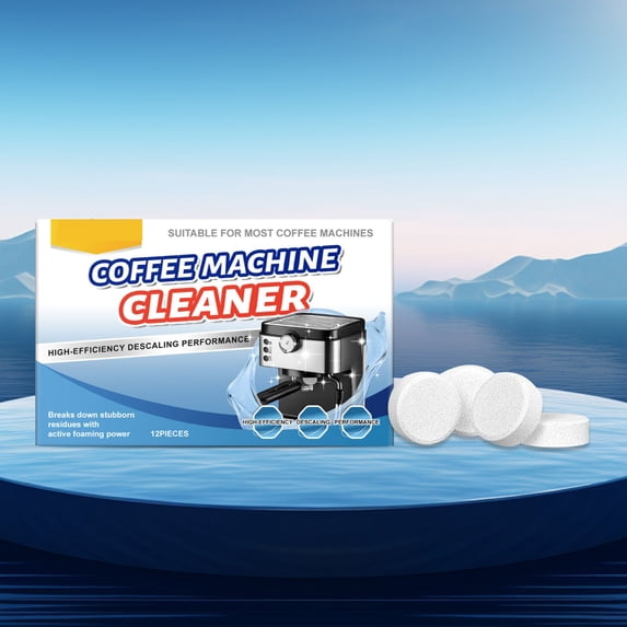 Coffee Machine Cleaner Tablets - High Dissolution Power for Daily ...