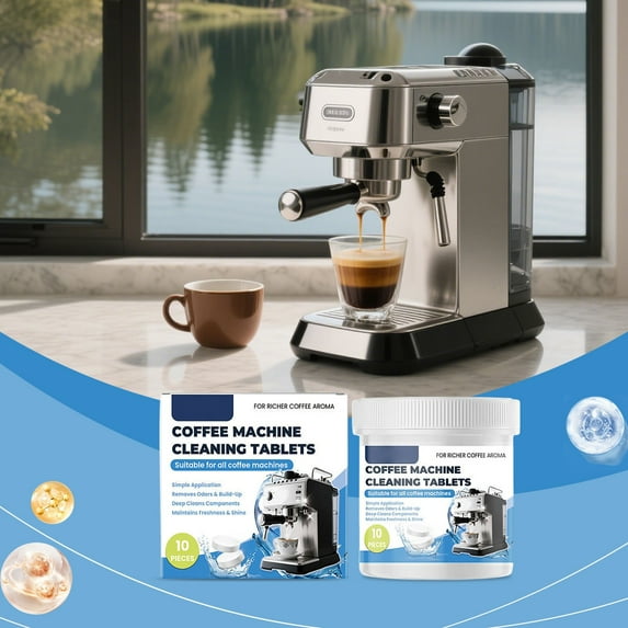 Coffee Machine Cleaning Tablets | Effervescent Descaler | Removes ...
