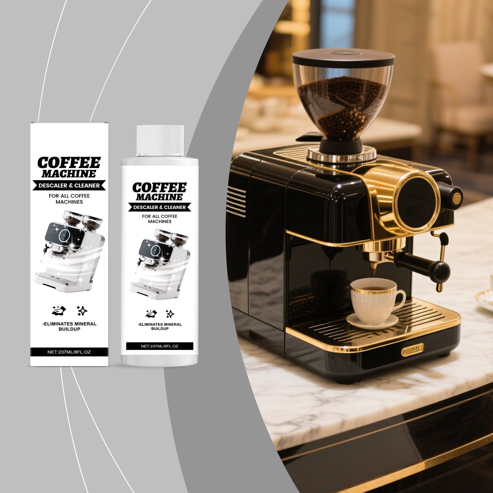 Coffee Machine Descaling Solution 8oz - Compatible with Keurig 2.0 & K ...