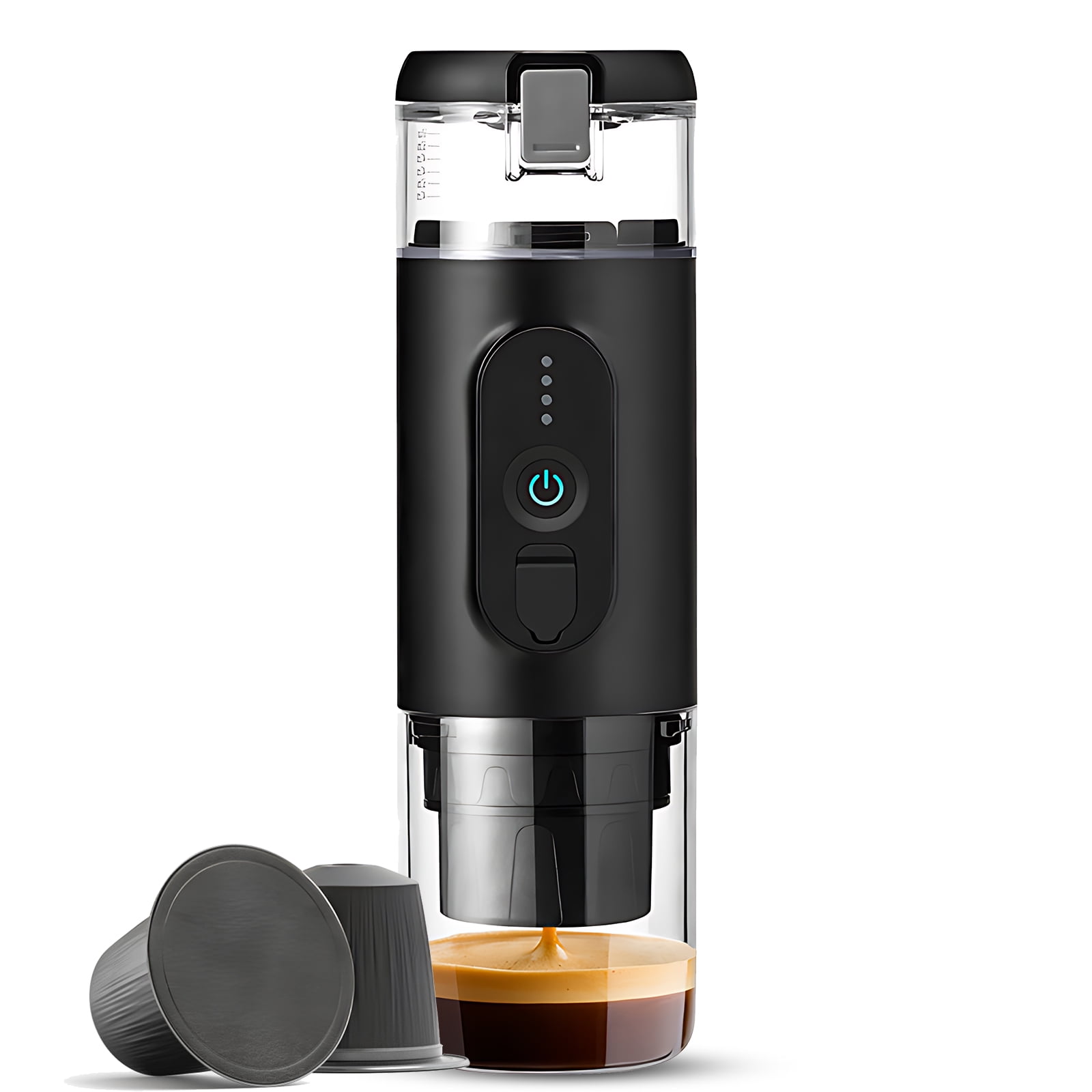 Coffee Maker,2-in-1 Coffee Bin Built-in 2500mah Battery Coffee Bin ...