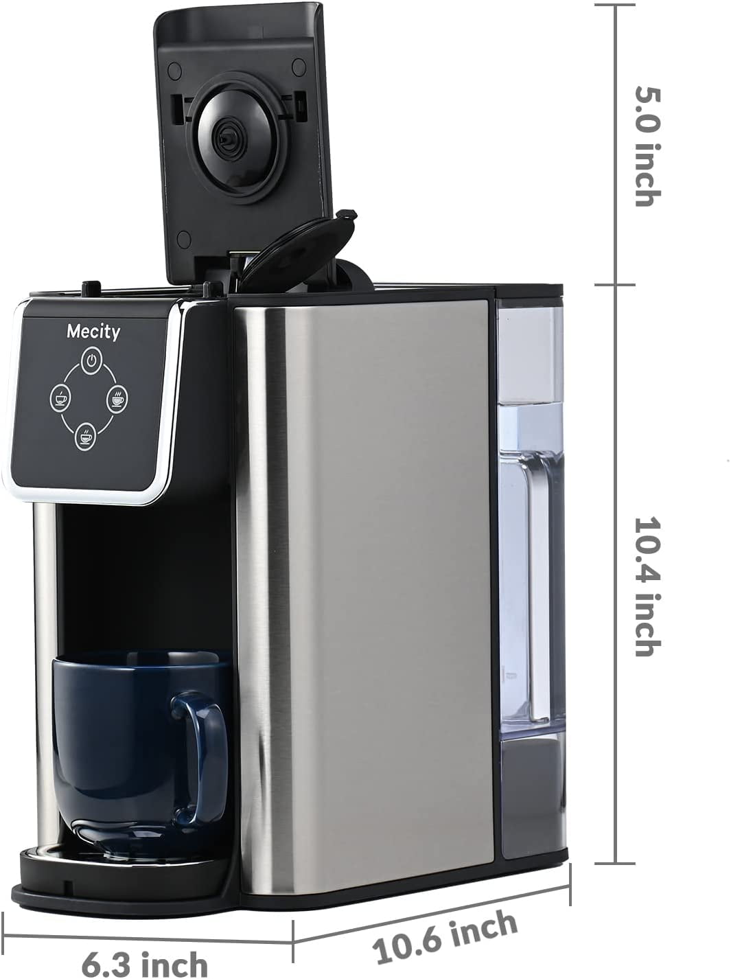 Coffee Maker 3 in 1 Single Serve Coffee Machine, Compatible with K cup ...