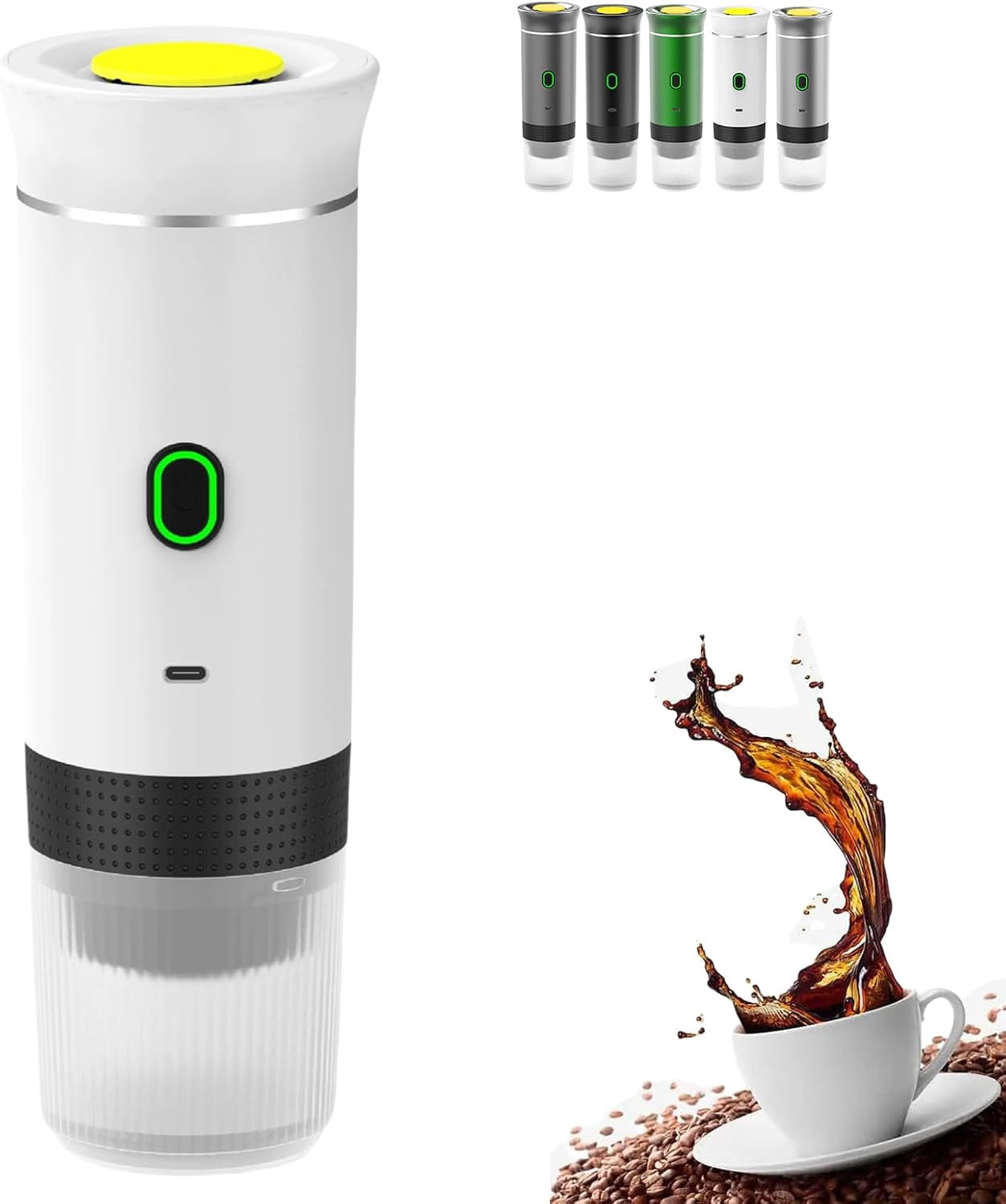 Coffee Maker, 3 In 1 Wireless Portable Electric Espresso Machine ...