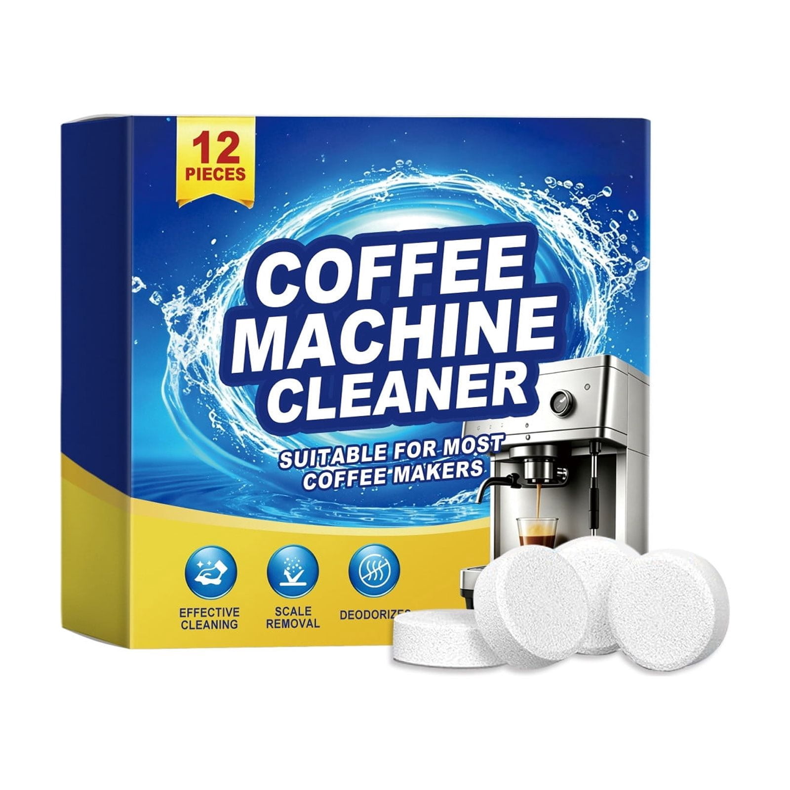 Coffee Maker Cleaner Cleaner and Descaler, Espresso Machine Descaler ...
