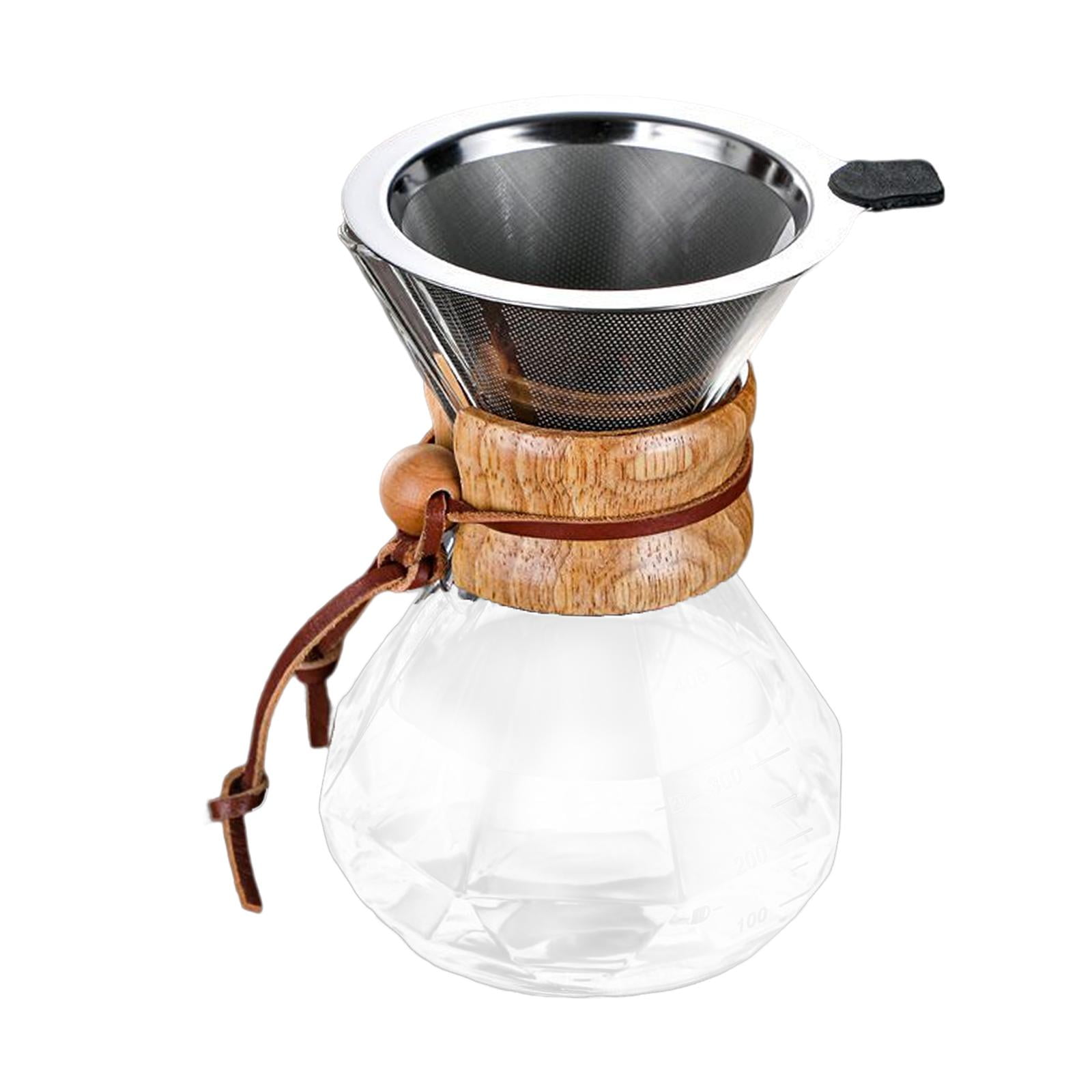 Coffee Maker Coffee Pot, Reusable Coffee Dripper Brewer Cold Resistant ...