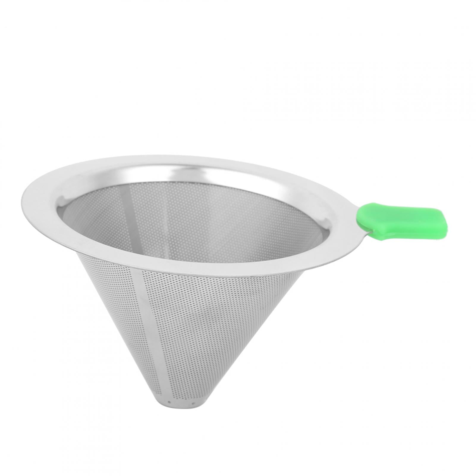 Coffee Maker Drip Filter Double Layer Stainless Steel Reusable Coffee ...