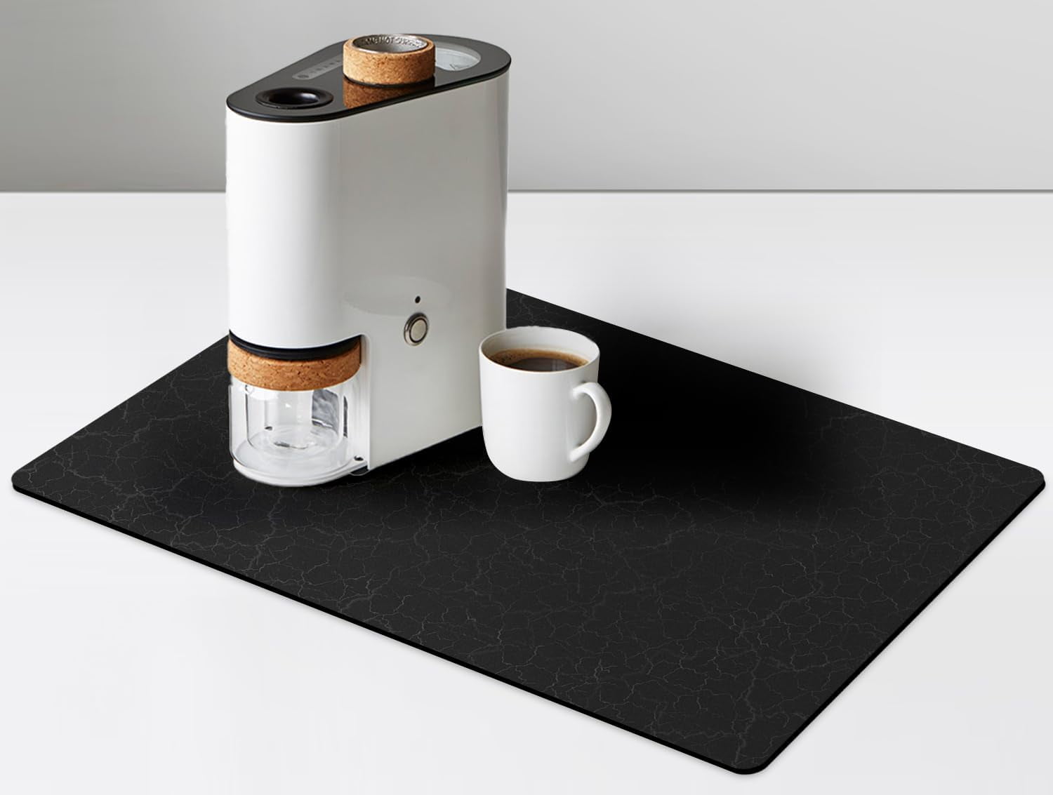 Coffee Maker Mat for Countertops, Coffee Bar Accessories Fit Under ...