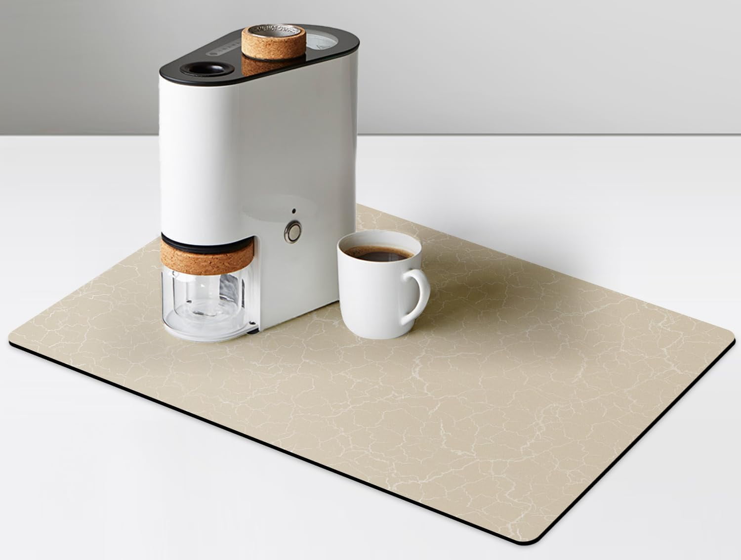 Coffee Maker Mat for Countertops, Coffee Bar Accessories Fit Under ...