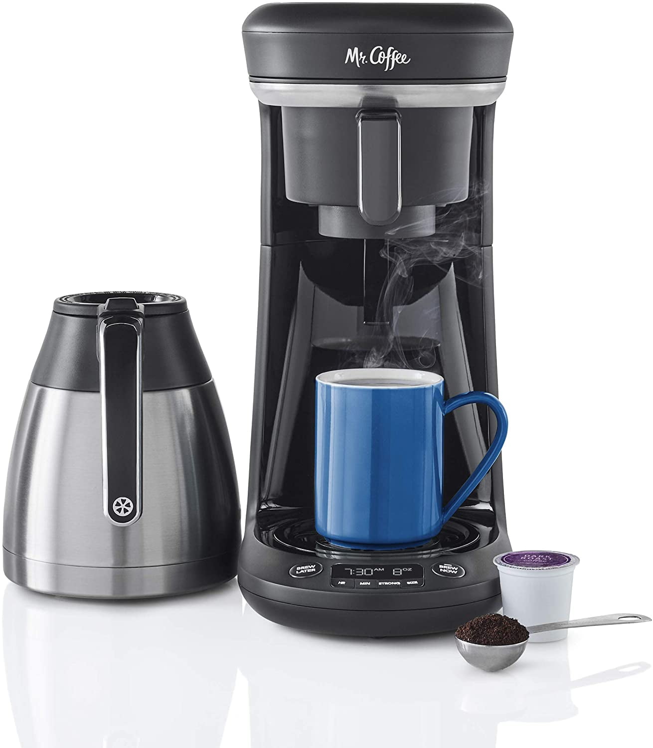 Coffee Maker, Programmable Coffee Machine for Single Serve or Carafe ...