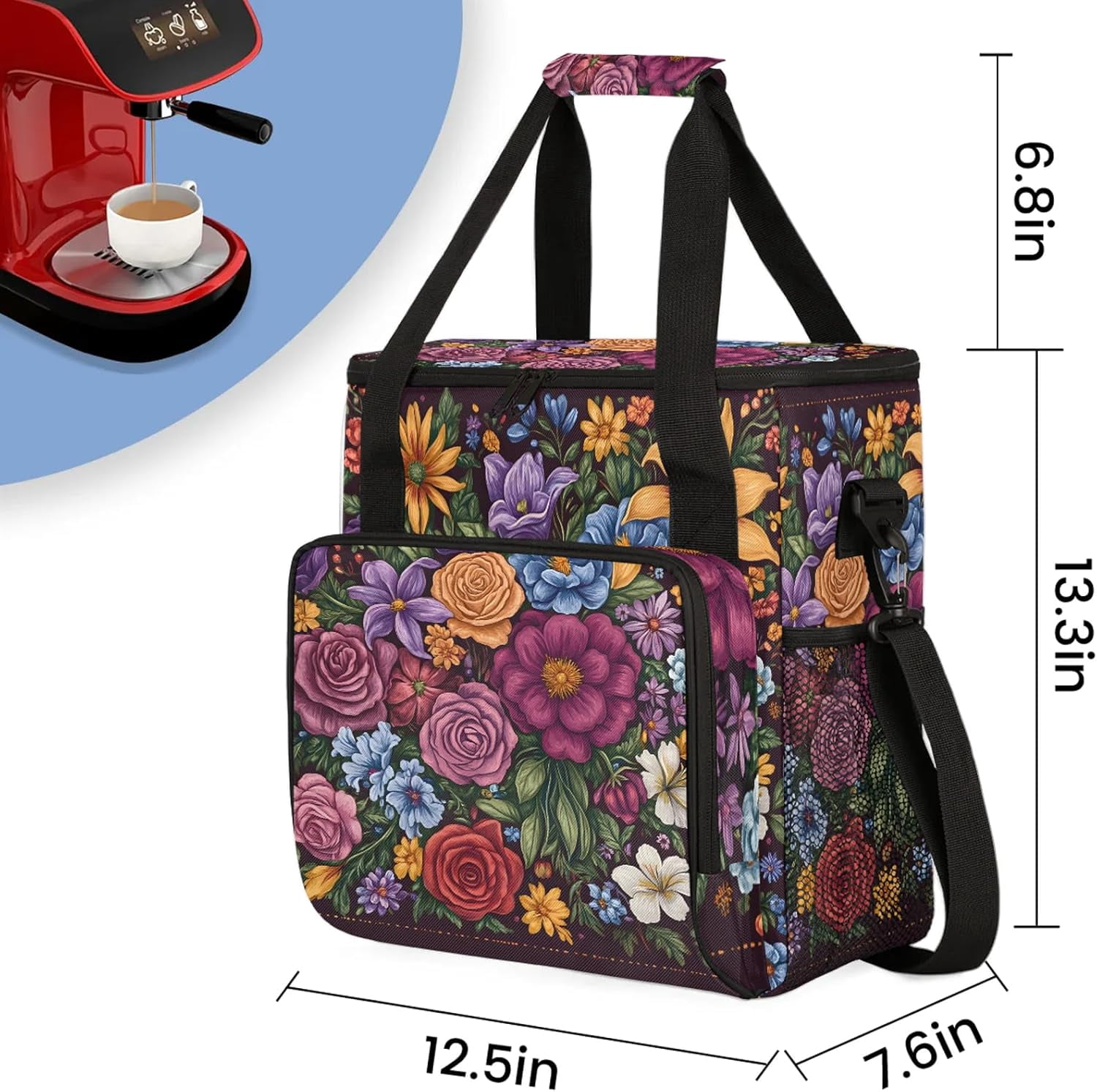 Coffee Maker Travel Bag Compatible with Keurig K-Mini, K-Mini Plus or ...