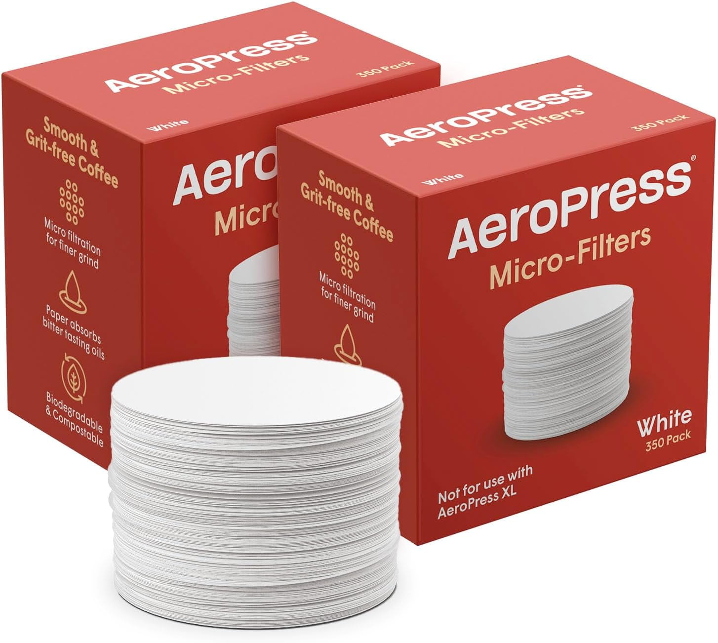 Coffee Maker White Paper Micro-Filters, Compostable Coffee Filters Made ...