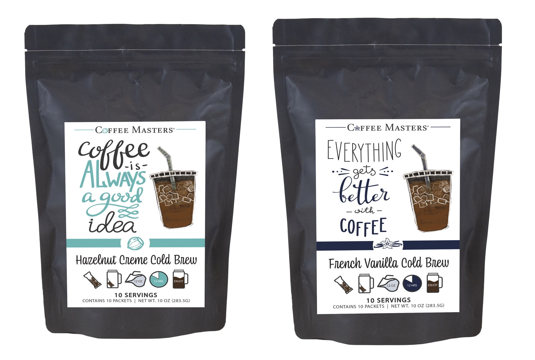 Coffee Masters Everyday Flavor Favorites Cold Brew Coffee Sampler ...