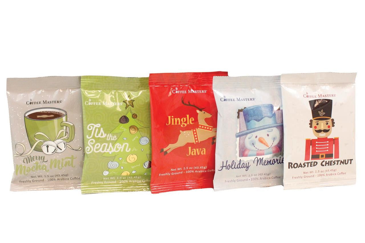 Coffee Masters Holiday Variety Pack Christmas Perfect Potfuls 1.5 oz ...